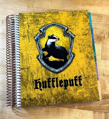 Harry Potter Hufflepuff Inspired Cover Set 4 use w Erin Condren Life ...