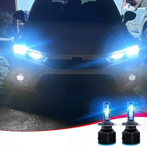 2x H4 HB2 9003 60W Ice Blue LED Bulbs DRL Headlight For Honda CRV HRV ...