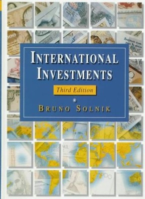 International Investments By Bruno Solnik. 9780201567076 9780201567076 ...