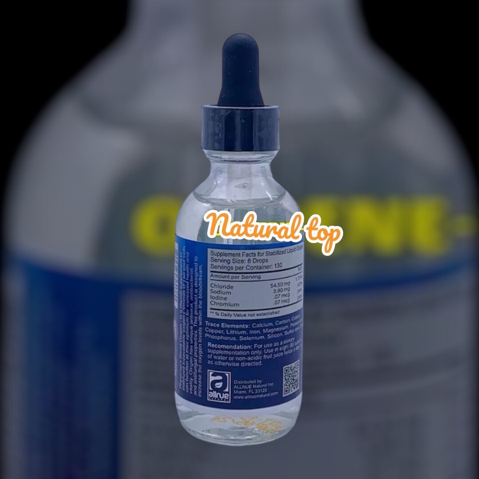 Oxygen 02 Liquid Drops Promotes Healthy Stabilized Cellular Energy ...