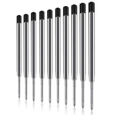 10 X Black Blue Ballpoint Pen Refill for Parker Cross Compatible Ink ...