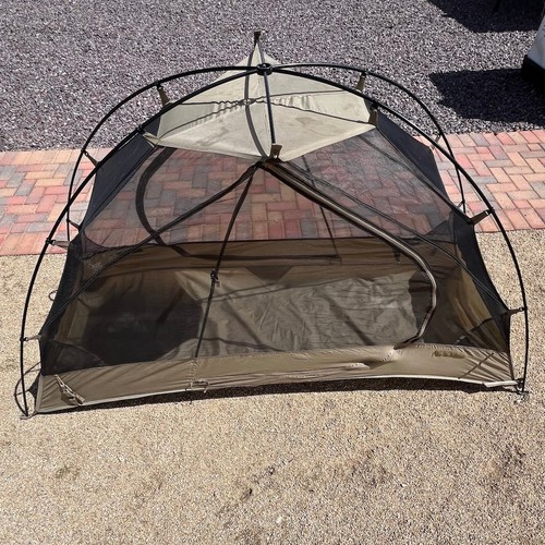 LiteFighter Tent US Army Issued Coyote Tan Combat One Person-05 | eBay