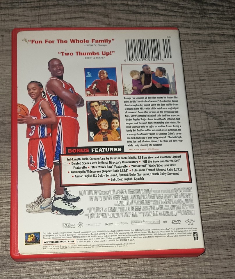 Like Mike (DVD, 2002) Lil Bow Wow Like New | eBay
