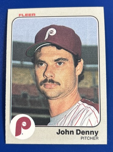 1983 Fleer Baseball John Denny Philadelphia Phillies #158 | eBay