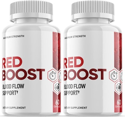 2 PACKS Red Boost Blood Flow Support Sugar support formula Pills | eBay ...