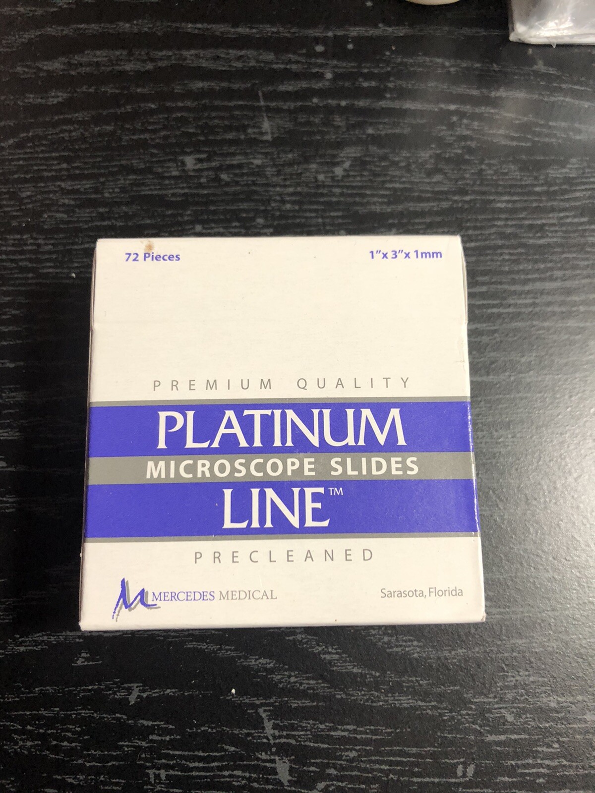 Pack of 72 Mercedes Platinum Line StarFrost Microscope Slide MER 7255 ...