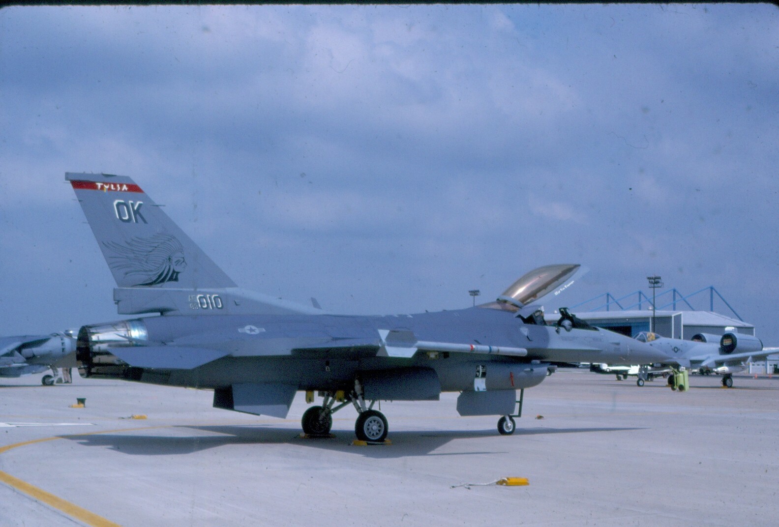 89010 USAF F-16C OK TULSA ORIGINAL KODAK SLIDE | eBay