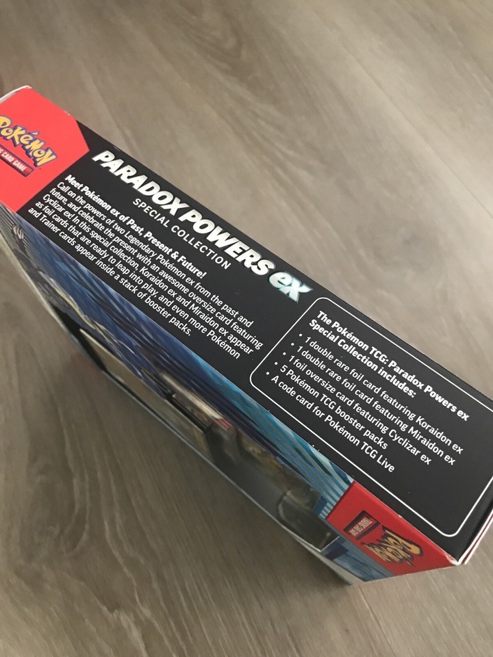 Pokémon TCG: Paradox Powers ex Special Collection Koraidon & Miraidon ...