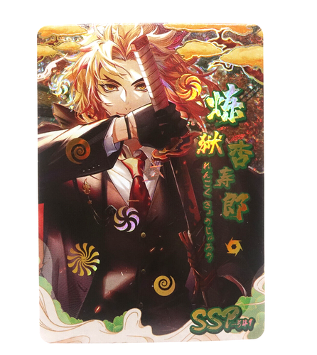 Demon Slayer SSP Rengoku SSP Holo Foil Anime Collectible Trading Card ...