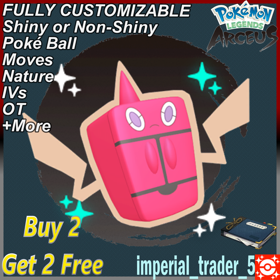 Pokémon Legends Arceus Shiny Alpha Rotom W/ Best 6IV Customizable | eBay