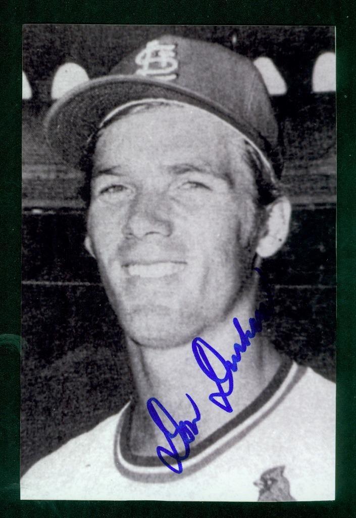 #1272, 4" x 6" Photo Card, Signed-Autographed, Don Durham, Cardinals | eBay