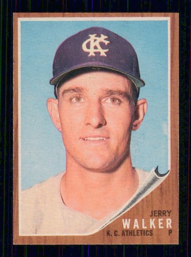 1962 TOPPS BASEBALL # 357 JERRY WALKER J9887 | eBay