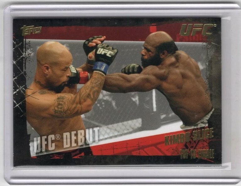 2010 Topps UFC Kimbo Slice RC MMA Gold Parallel Rookie Card #147 | eBay