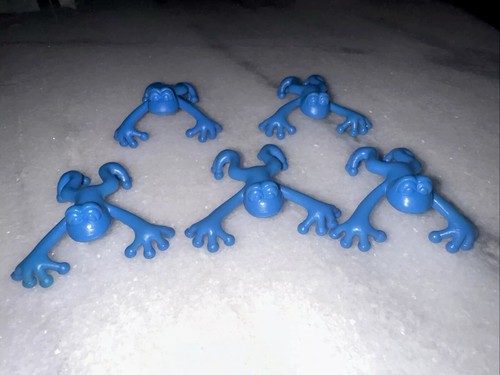 5x Blue Replacement Frogs for Flippin Frogs Board Game 2007 Mattel | eBay