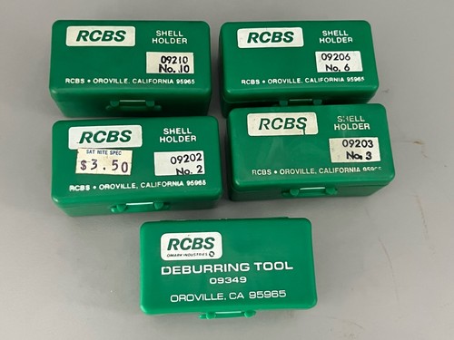 Rcbs Shell Holder Lot -2, 3, 6, 10 W/ 17-45 Deburring Tool 09349 Vtg Boxed | eBay