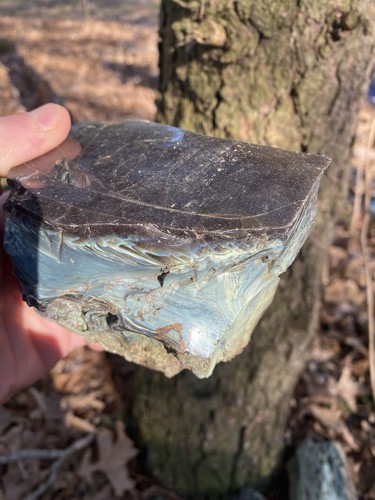 Blue Slag Glass Chunk Rock Aquarium Jewelry | eBay