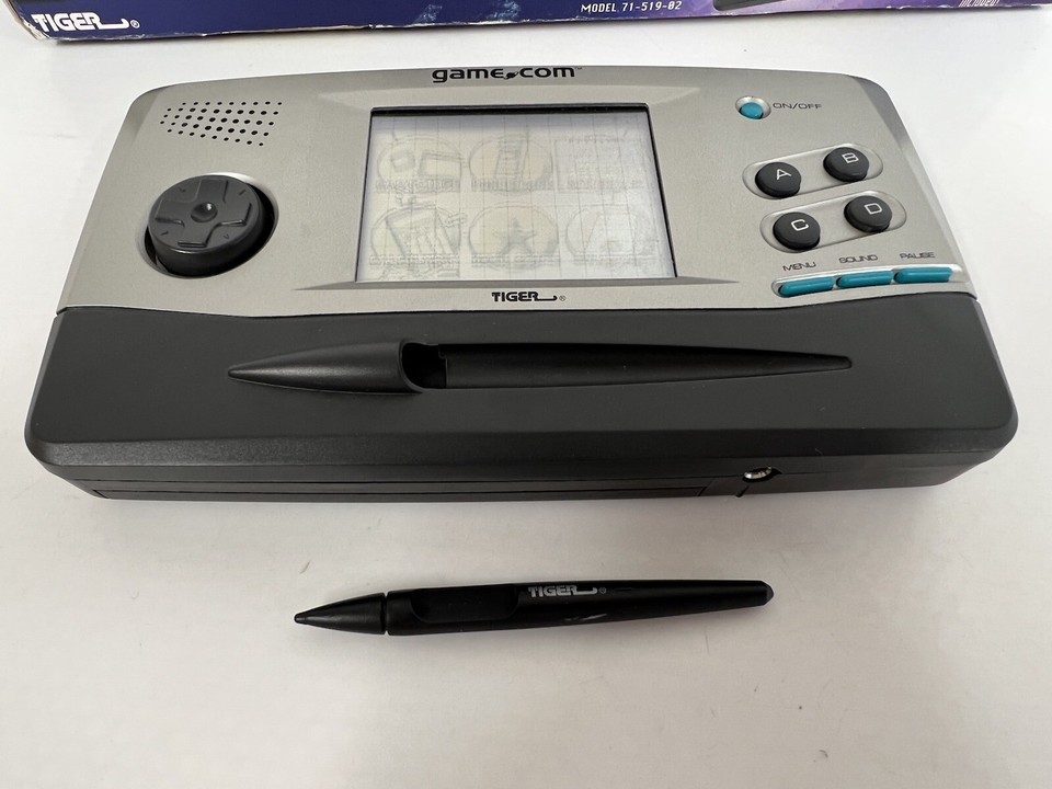 Tiger Game.Com Pocket Pro Handheld System Factory sealed New And Games ...
