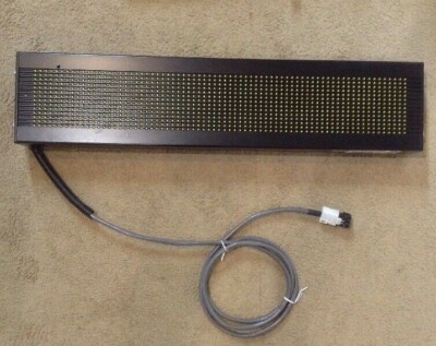 MOBILITE TWINVISION 906-1472-908 AMBER LED BUS DESTINATION SIGN 31"x7 ...