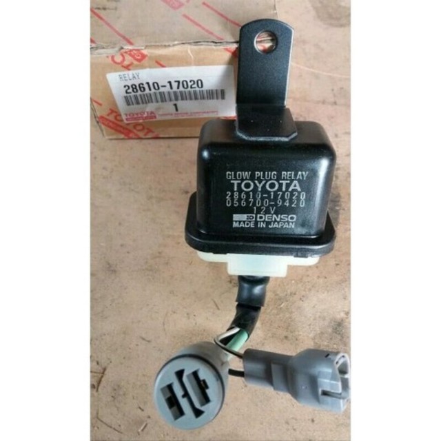 Genuine Toyota 28610-17020 Relay ASSY Glow Plug(sub) 2861017020 OEM for ...