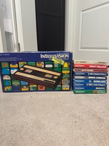 Vintage Original Intellivision Game Console & B17 Bomber Game Never ...