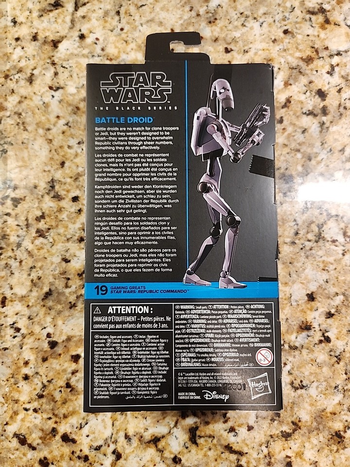 Star Wars The Black Series Republic Commando Battle Droids 6" Action ...