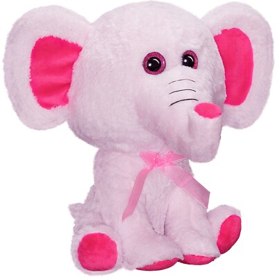 Emma The Elephant Plush Stuffed Animal Soft & Cozy Pink - 12" | eBay