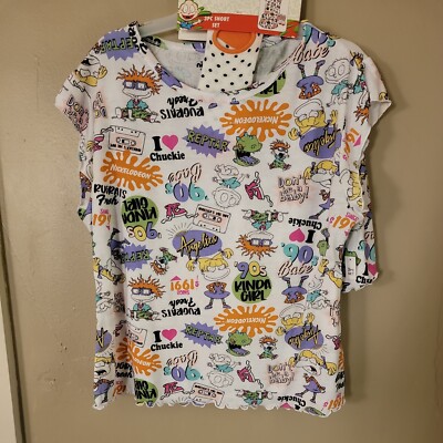 WOMEN'S JR'S NICKELODEON RUG RATS 3 PIECE PAJAMA SHORT SET SIZE 2XL ...
