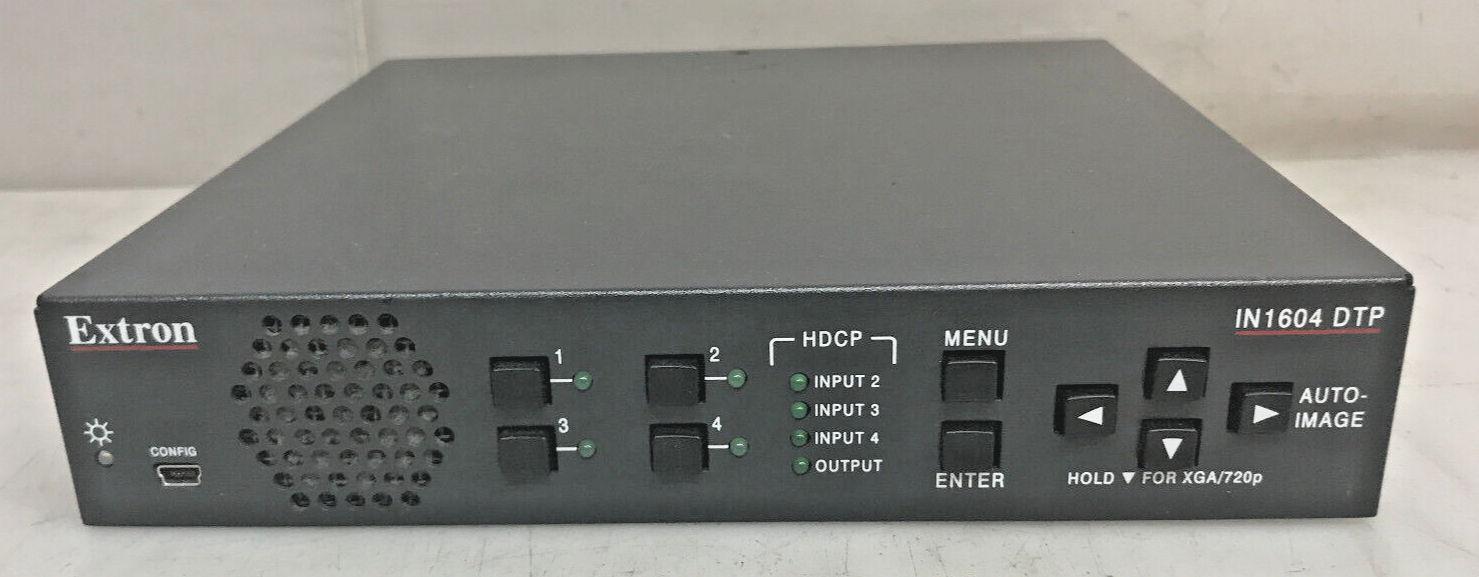 Extron IN1604 DTP Four Input HDCP-Compliant Scaler | eBay
