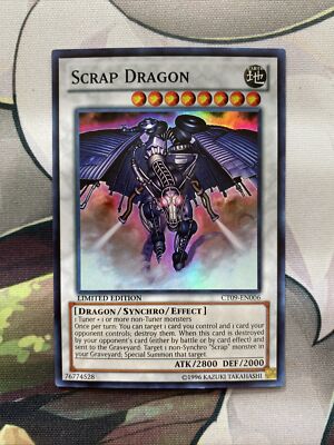 Yu-Gi-Oh! Scrap Dragon - CT09-EN006 - Limited Edition - Super Rare NM/M ...
