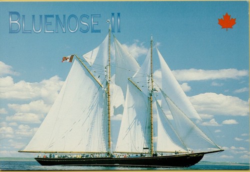 Bluenose II Sailing Ship Nova Scotia Postcard | eBay