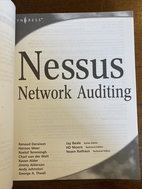 Open Source Security Ser.: Nessus Network Auditing by Haroon Meer, Charl Van Der Walt, Jay Beale ...