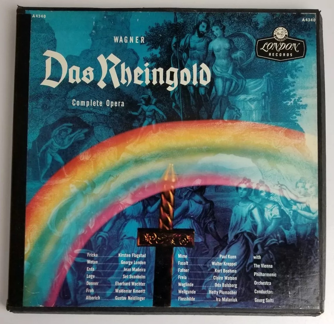 Wagner Das Rheingold Flagstad Solti 3 LP Box Set London Record A4340 | eBay