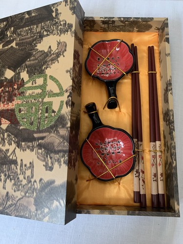 Quantum Abacus Chopstick Gift Set Bored w Rests | eBay