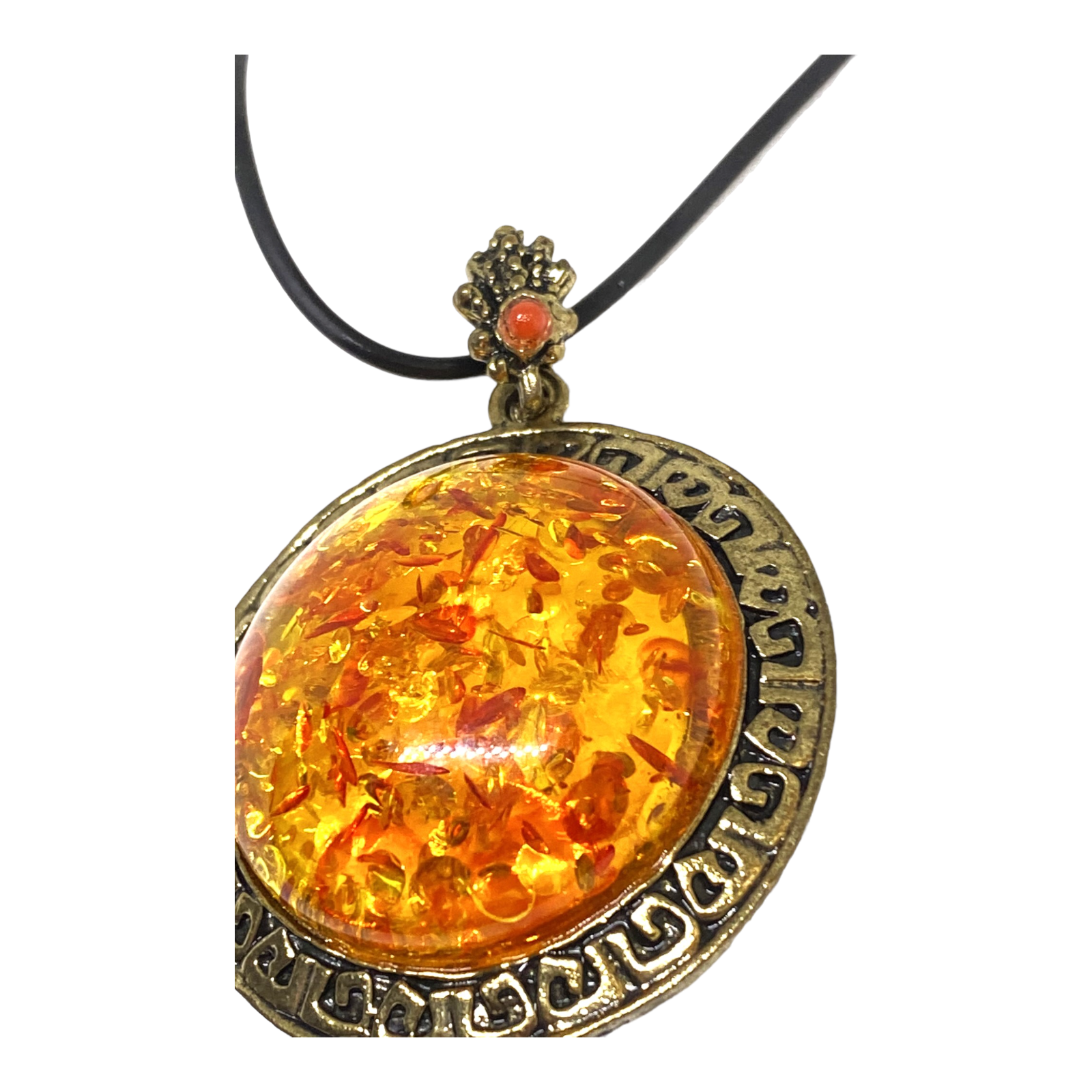 Modern Faux Amber Pendant. B341-T30 | eBay