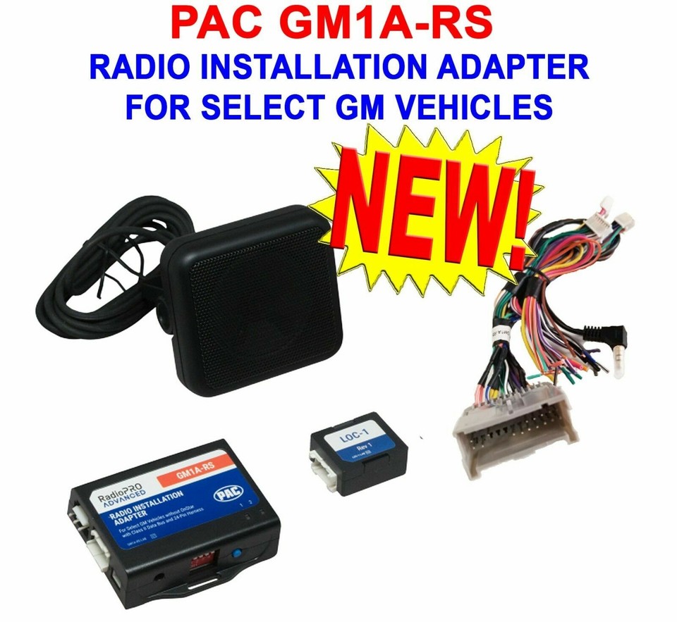 PAC GM1A-RS RadioPRO Installation Adapter Interface GM Steering Wheel ...