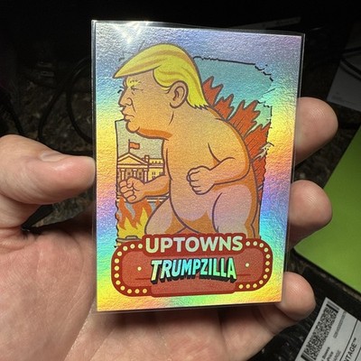 2025 Holographic Uptowns Trumpzilla Donald Trump Custom Card USA | eBay