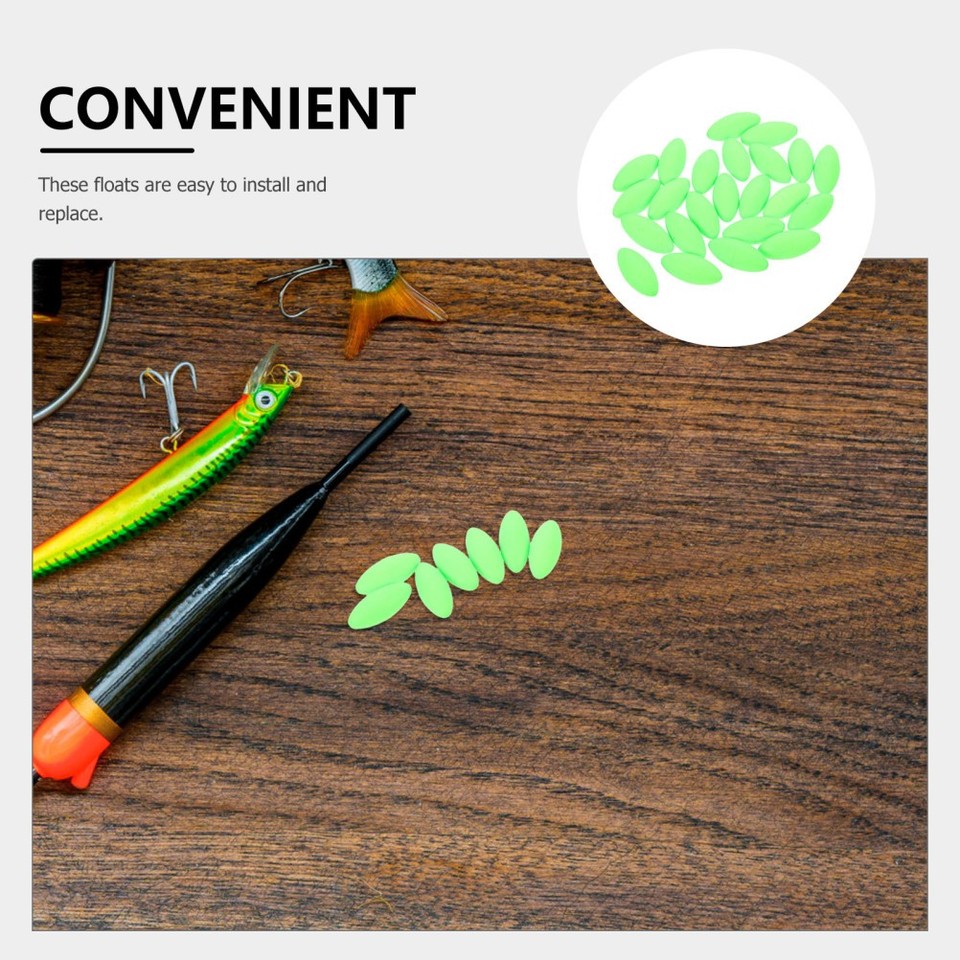 100 Pcs Fishing Floats Floating Bait Bead Green Beads for Tackle | eBay ...