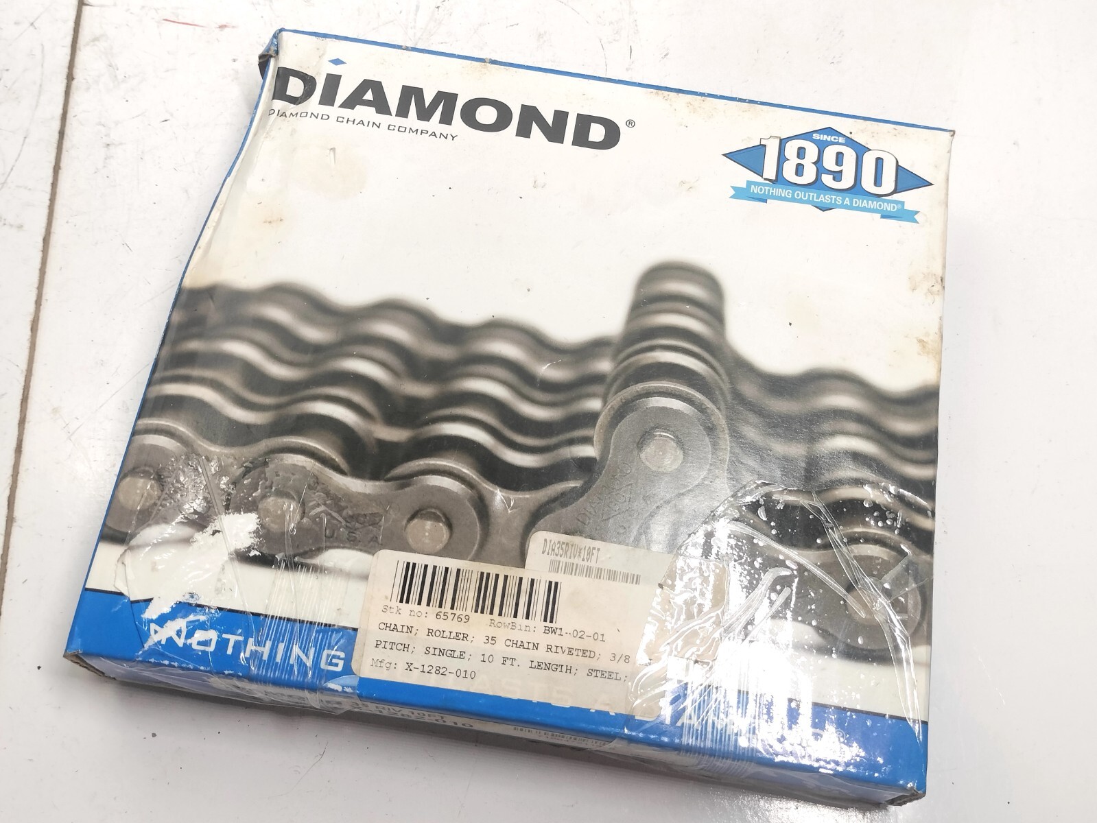 2 x NEW - Diamond Chain Company X-1282-010 Roller Chain | eBay
