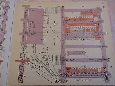 Orig 1929 Bush Terminal Bay Ridge 10x12 Map Brooklyn NYC New York City ...