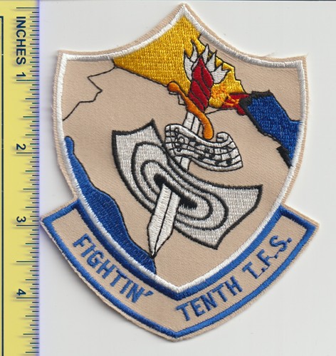 US Air Force Patch 10 Tactical Fighter Squadron | eBay