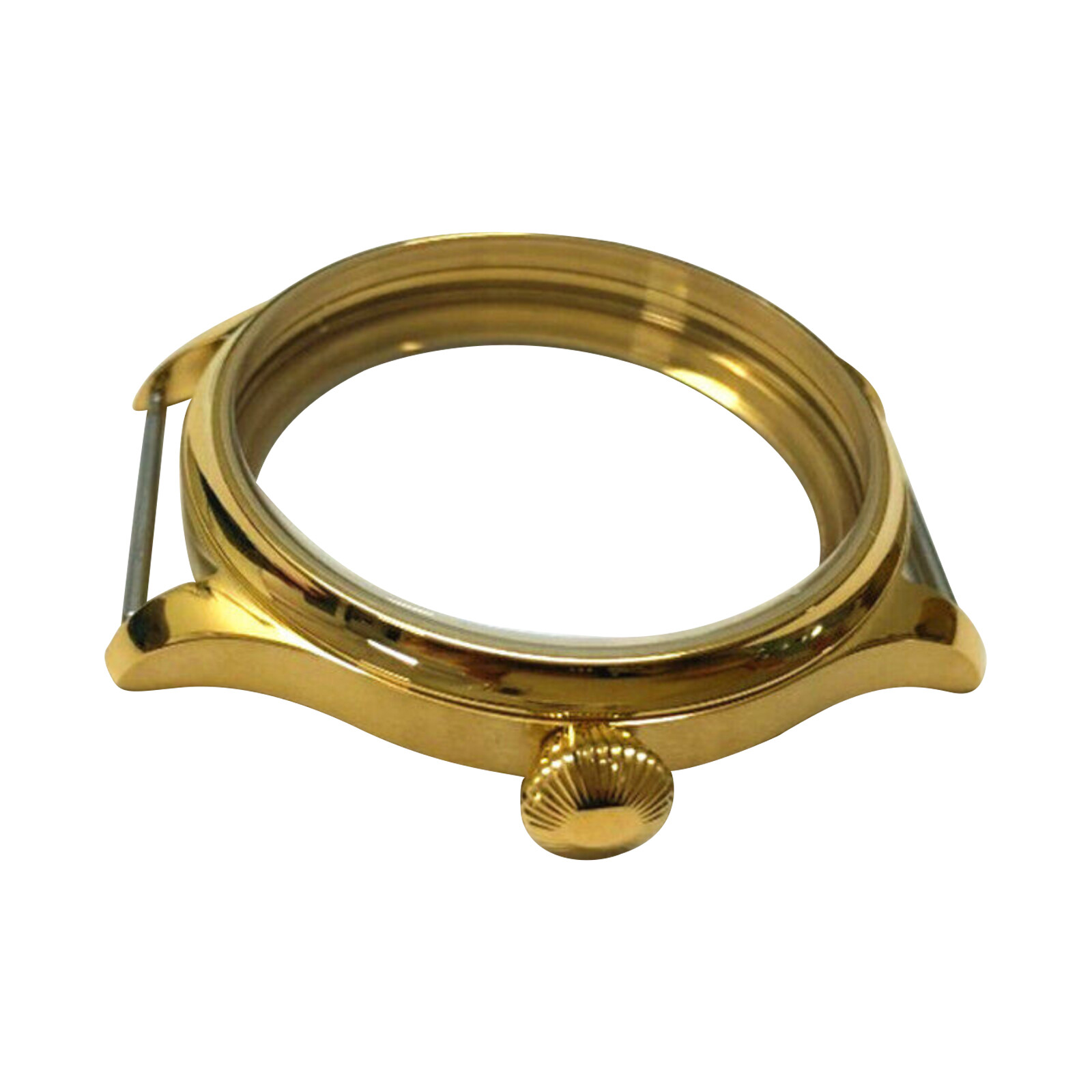 18K Gold 44mm 316L Steel Stainless Watch Case for ETA 6497/6498 ST36 ...