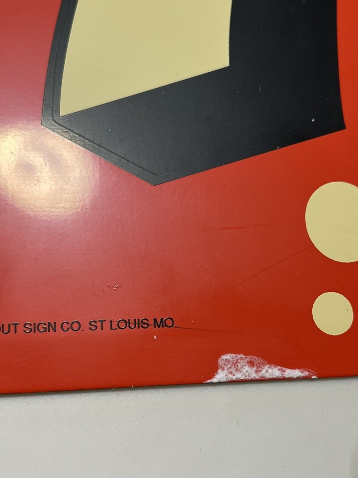 STOUT SIGN CO. LIMITED EDITION DOUBLE SIDED 7UP FLANGE SIGN 925 Prod ...