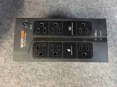 WattBox WB-OVRC-UPS-350-6 Standby UPS and Battery Pack Compact 6 ...