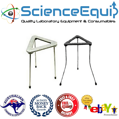Cast Iron TRIPOD Stand, TRIANGULAR, 3 Sizes, HEAVY DUTY LAB CHEM | eBay