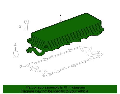 Land Rover LR010754 Genuine OEM Factory Original Oil Cooler for sale ...