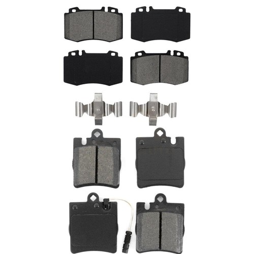 Front Rear Semi-Metallic Brake Pads Kit For Mercedes-Benz C230 C320 ...