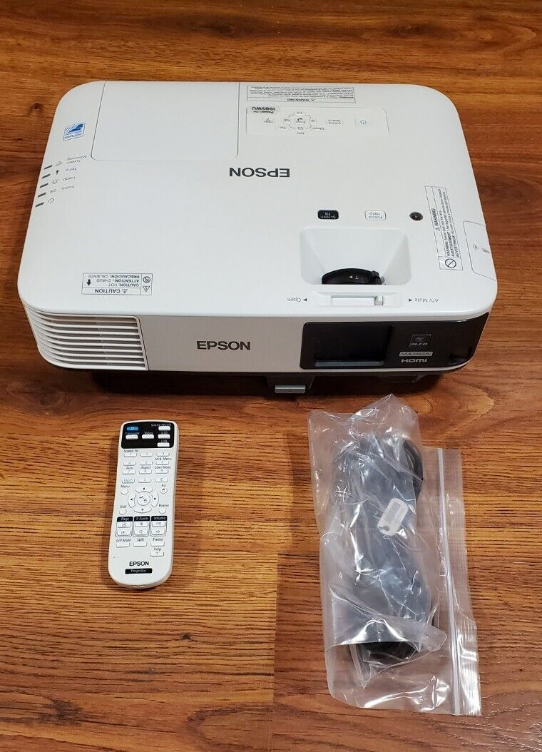 Epson 1985WU 1080P 4800 Lumen LCD projector WUXGA HDMI VGA wireless | eBay
