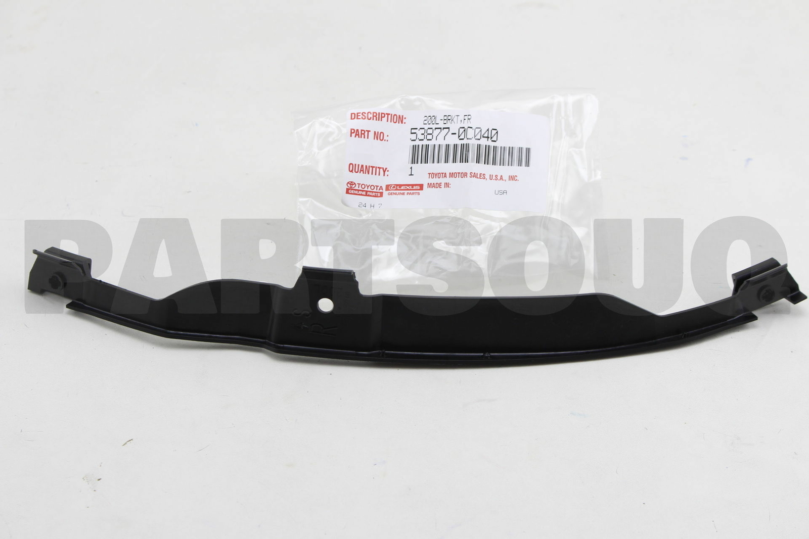 538770C040 Genuine Toyota BRACKET, FRONT FENDER LINER, RH 53877-0C040 ...