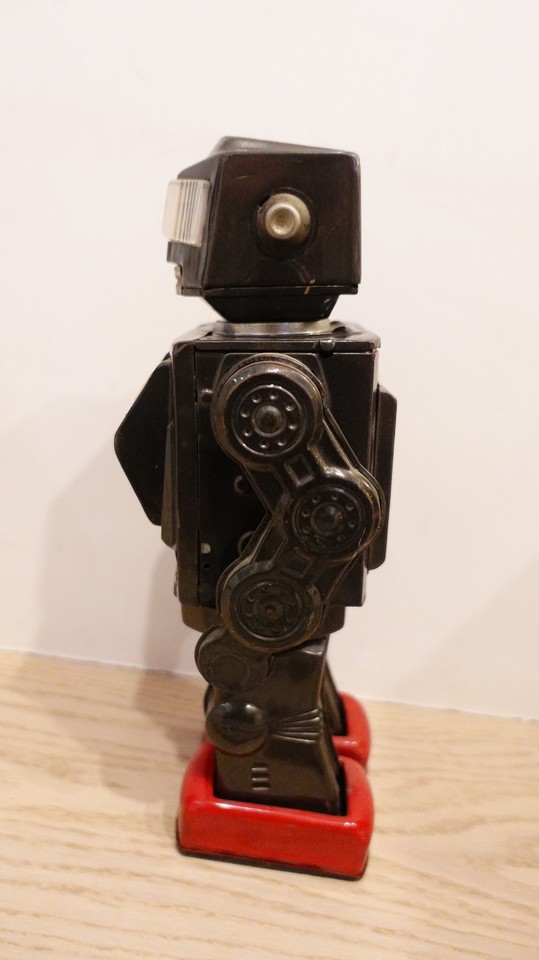 Horikawa SH - SUPER ASTRONAUT ROTATE O MATIC Tin Robot 1960s With Box ...