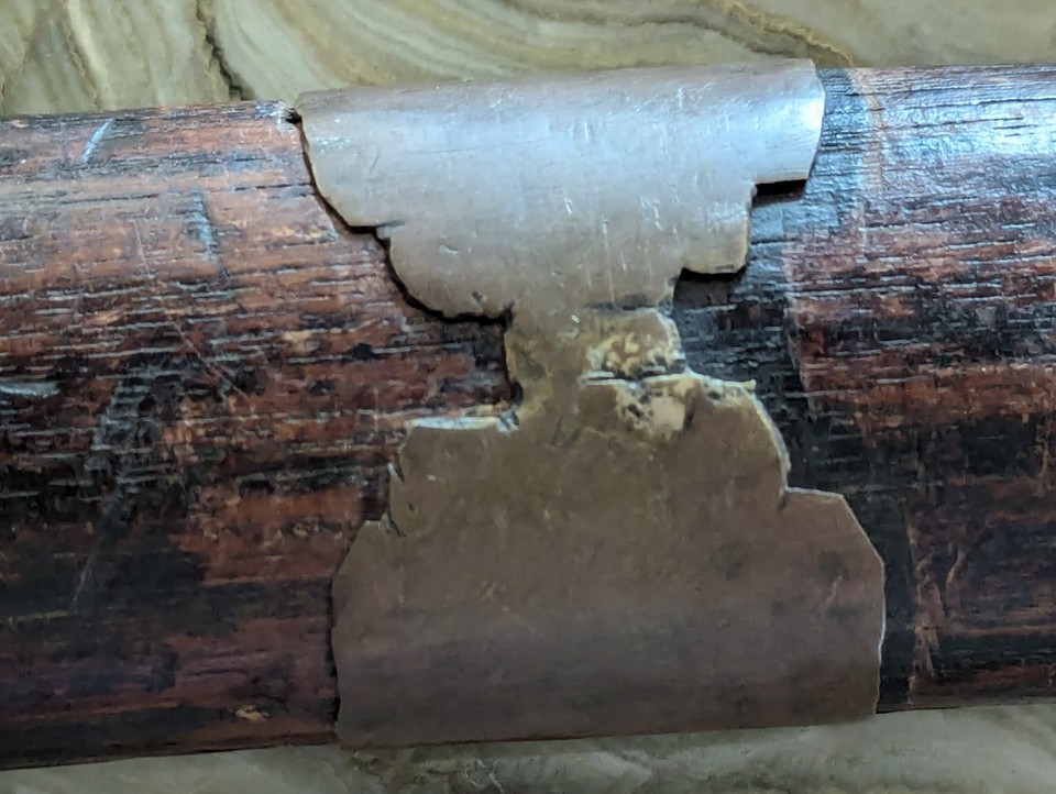 Antique Dha Sword Southeast Asia Laos,Hand Etched Blade,Wood Scabbard ...